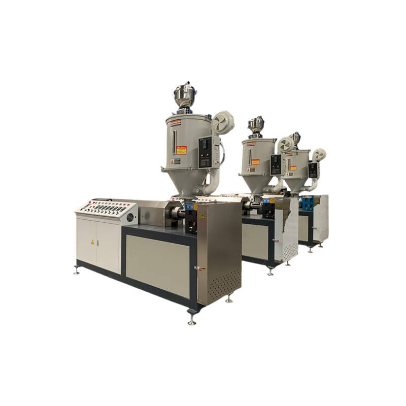 Single Screw Extruder PA66GF25 Granules Processing Polyamide Strip Extruding Production Machine ...
